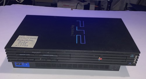 Original Sony PlayStation 2 PS2 Fat SCPH-30001/N Black Console System ...