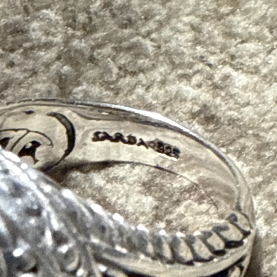 Sterling Silver 925 Ornate Filigree Tree of Life Band Ring From Bali ...