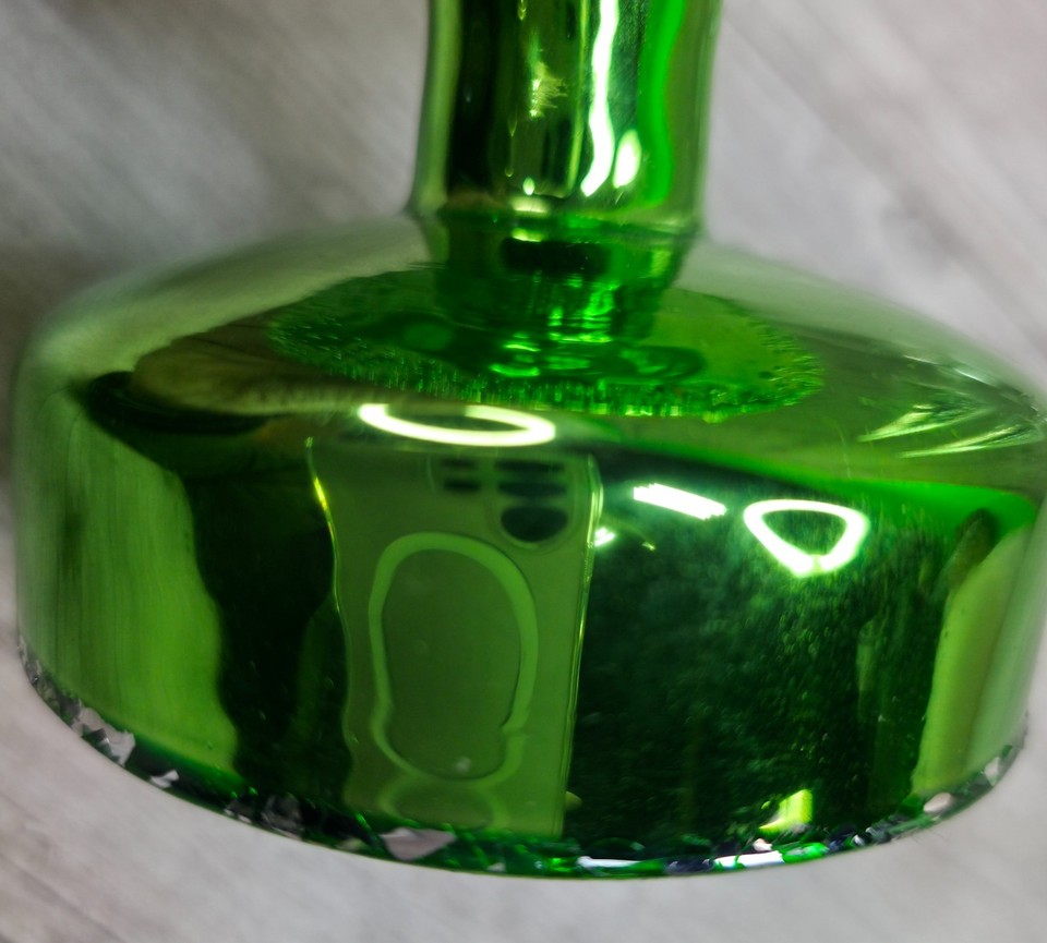 Vintage Mr. Christmas Tree Set Metallic Finish Green Silver LED Light ...