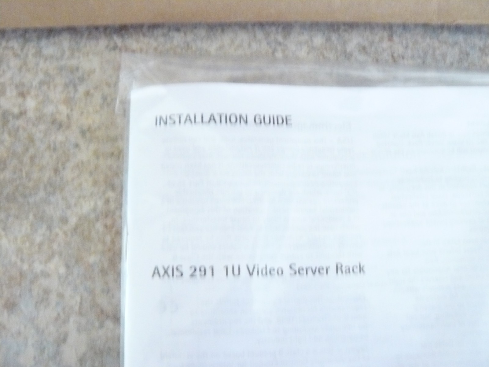 Axis 291 1u Video Server Rack With 3 Encoder Blades 243q for sale ...