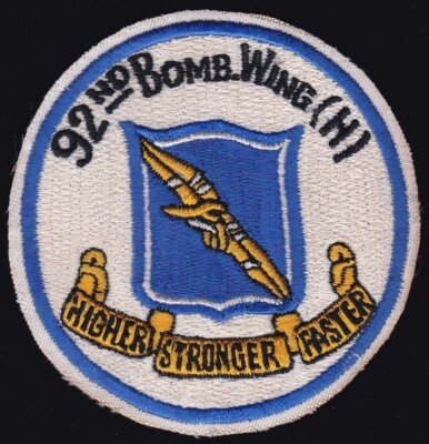 USAF 92nd Bombardment Wing Heavy Patch S-15 | eBay