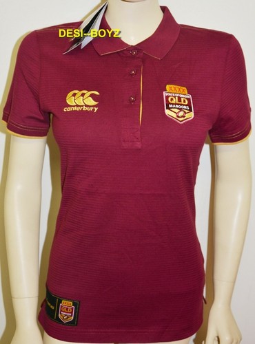 BNWT - QLD Maroons State of Origin Shirt Womens Classic Polo Shirt ...