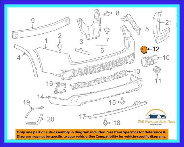 Toyota OEM Rear Bumper-reverse Parking Aid Sensor Clip 8934835030 for ...