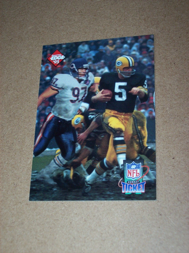 1995 Collector's Edge time warp Paul Hornung Chris Zorich 1 of 5 SET ...