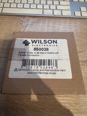 Wilson Electronics 850036 Wideband 4-Way Splitter with F-Female ...