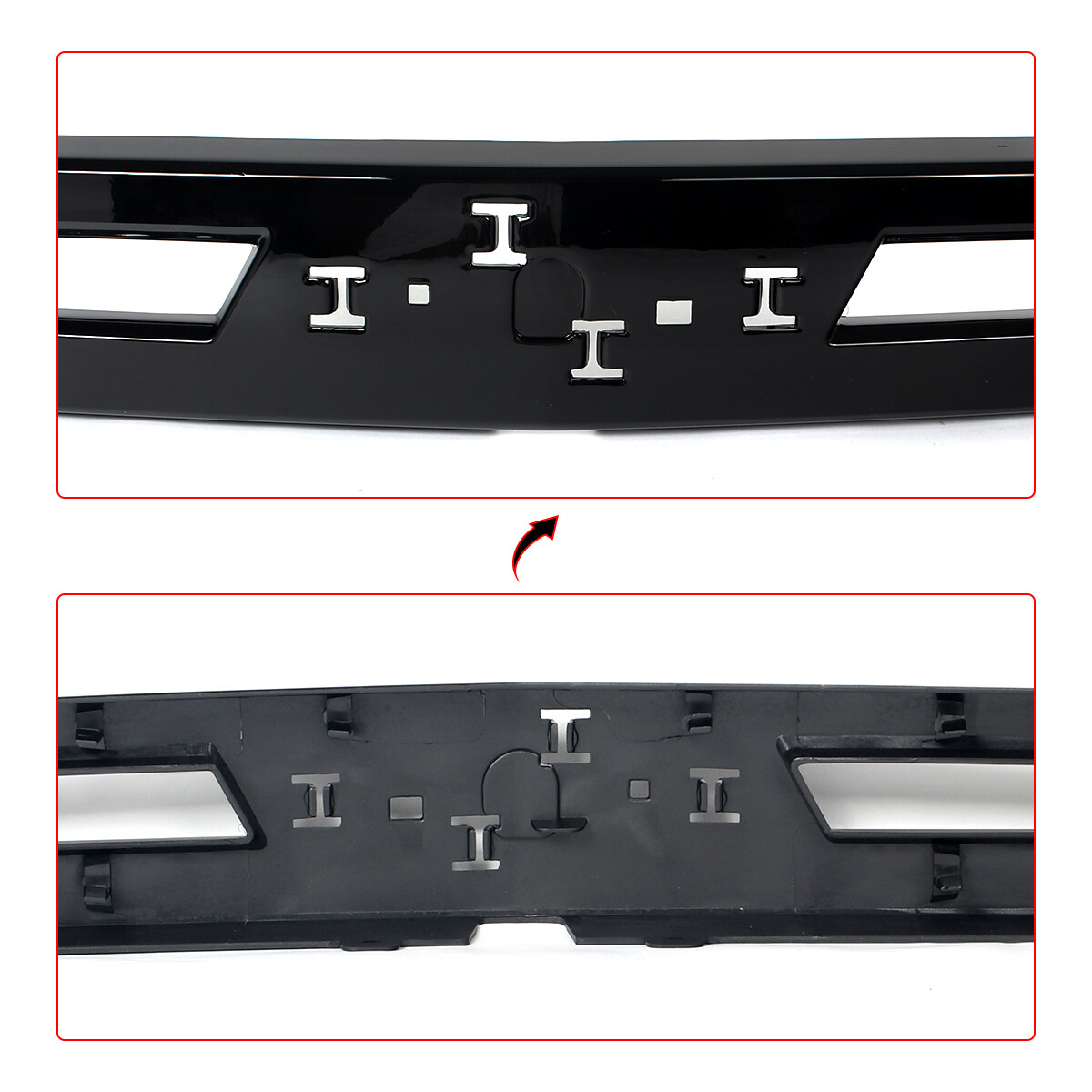 Front Grille Molding Trim Fit For 2021-2024 Chevrolet Tahoe/Suburban ...