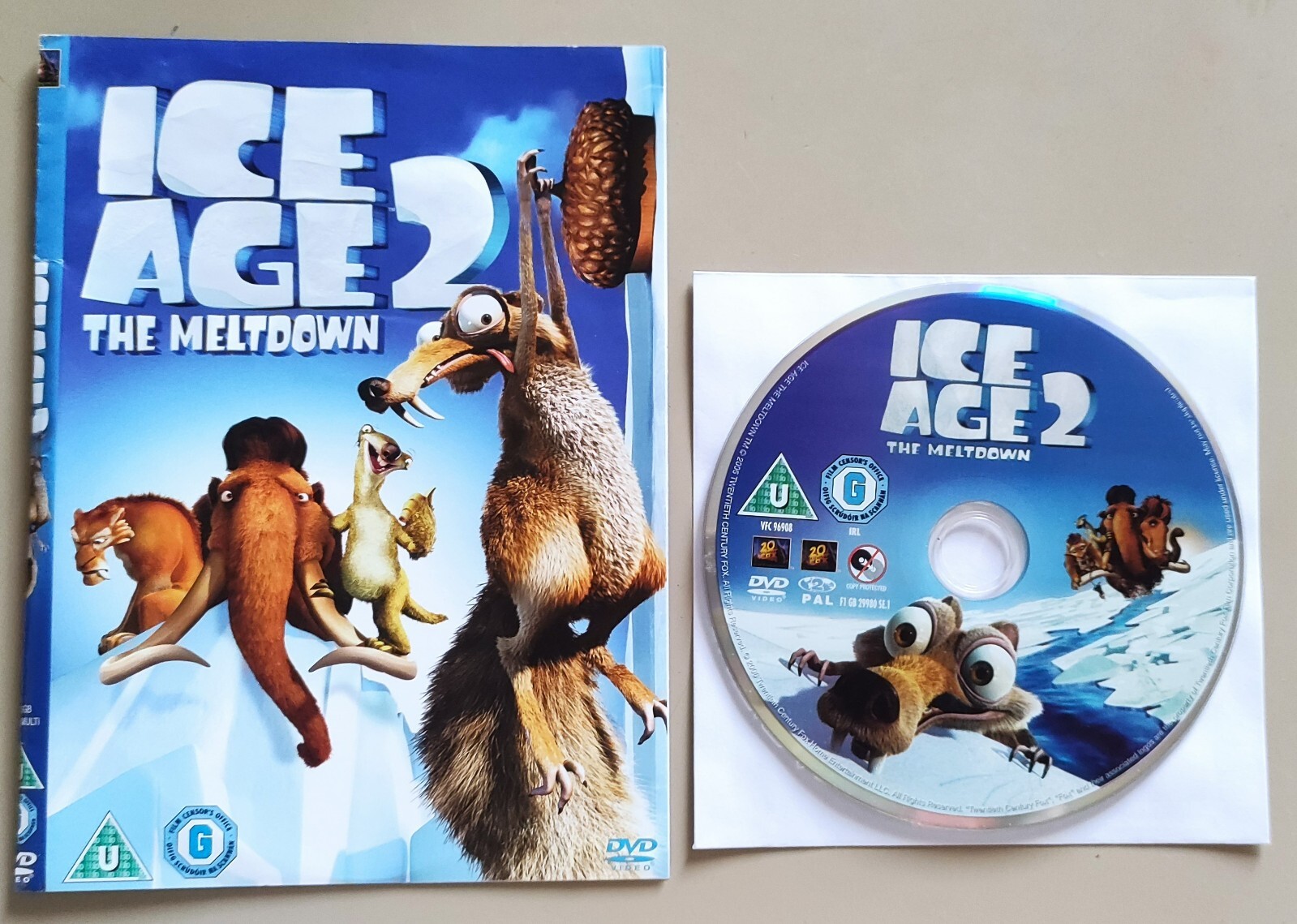 Ice Age 2 The Meltdown Dvd Cover