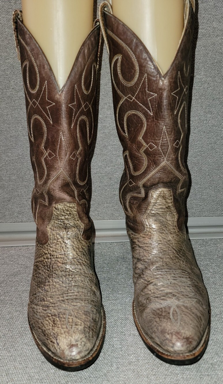 Vintage Morgan Miller Cowboy Boots Mens US 8 1/2 D - Gem