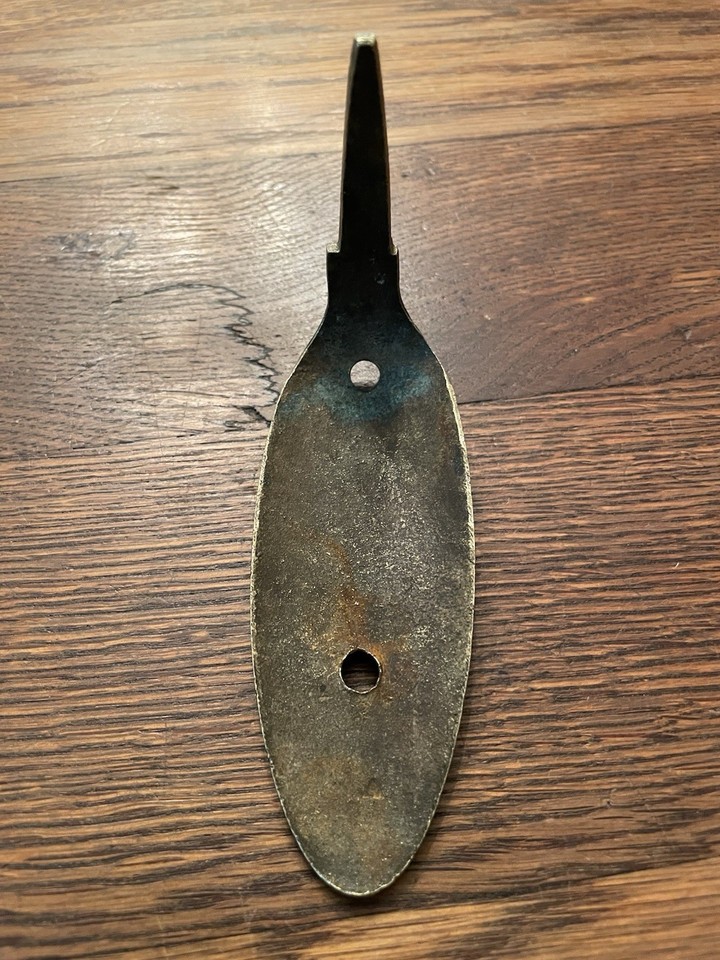 Early Brass Butt Plate For Musket , Fowler Percussion or Flintlock ...