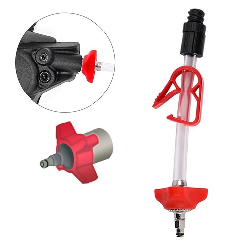 Brand New Bike Oil Hose Kit Bleeding Tube Rubber + Alloy Bleed ...