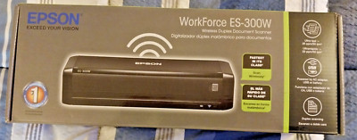 Epson WorkForce ES-300W Wireless Color Document Scanner - Black | eBay
