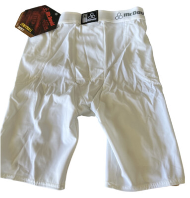 McDavid Padded Compression Shorts Men's XL Extra Large White Activewear ...