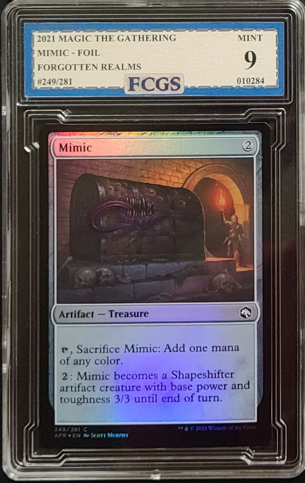 2021 MTG Mimic FOIL Forgotten Realms #249/281 Graded FCGS 9 MINT | eBay