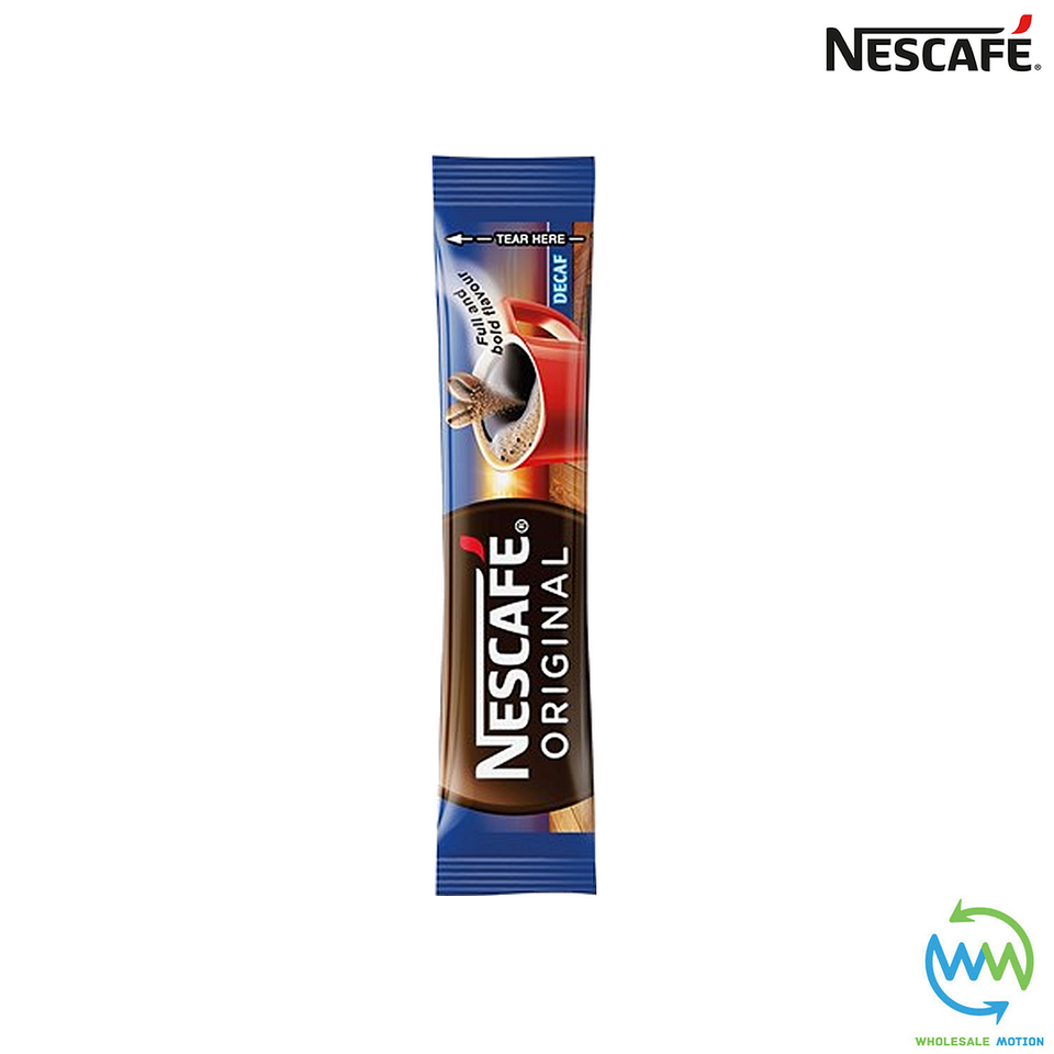 50 x NESCAFE Original DECAF Individual COFFEE Sachets CUP Instant ...