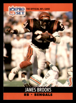 1990 Pro Set James Brooks #461 Cincinnati Bengals | eBay