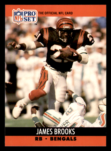 1990 Pro Set James Brooks #461 Cincinnati Bengals | eBay