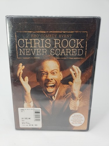 Chris Rock Never Scared w/bonus Program Big Ass Jokes. New Sealed DVD ...