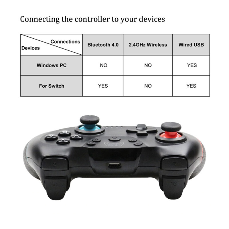 Wireless Gamepad Joysticks Bluetooth Video Game Controller for Smart TV ...
