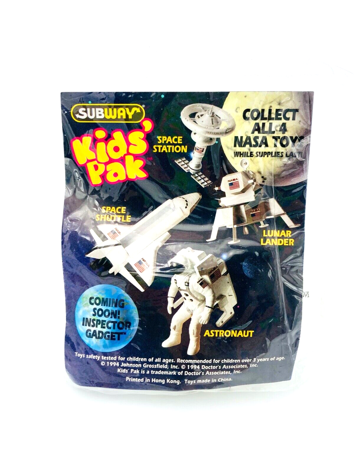 NASA Explore Space Subway Kids Pak Space Shuttle Toy! Sealed! | eBay