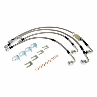 Stainless Steel Extended Brake Line Kit fits Jeep Wrangler JK 2011-2018 ...
