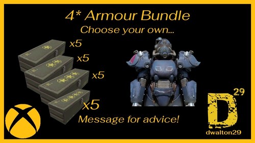 Fallout 76 Custom 4* Armour Bundle (Xbox Only) | eBay
