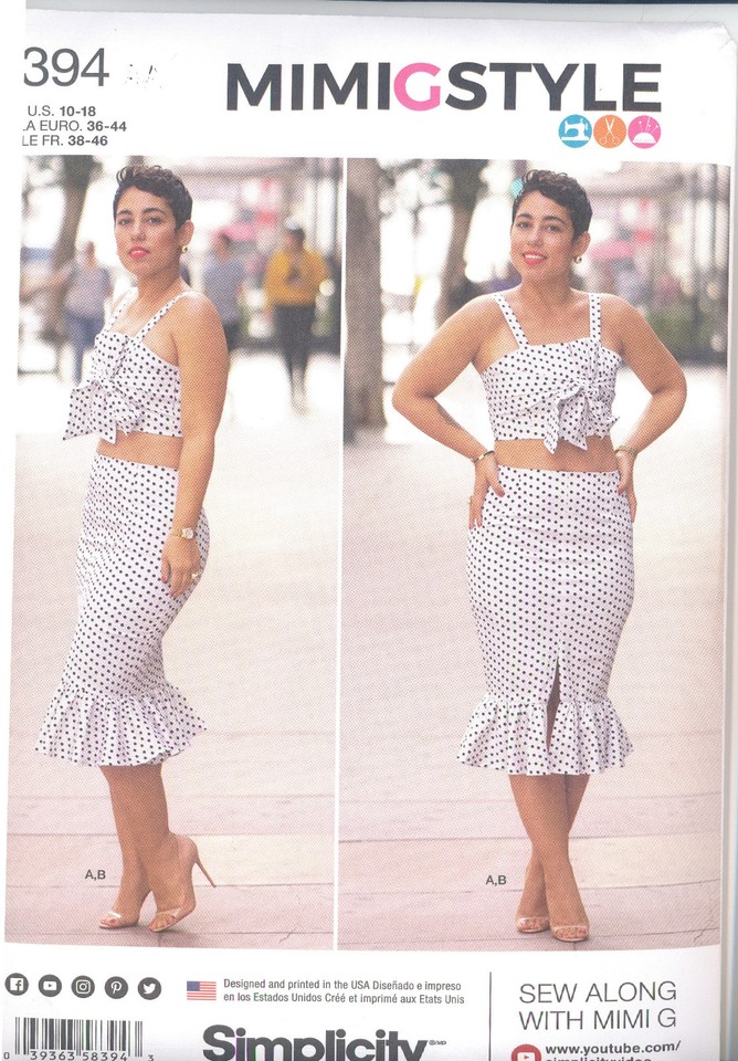 Simplicity Designer Mimi G Sewing Pattern Misses Size You Pick | eBay