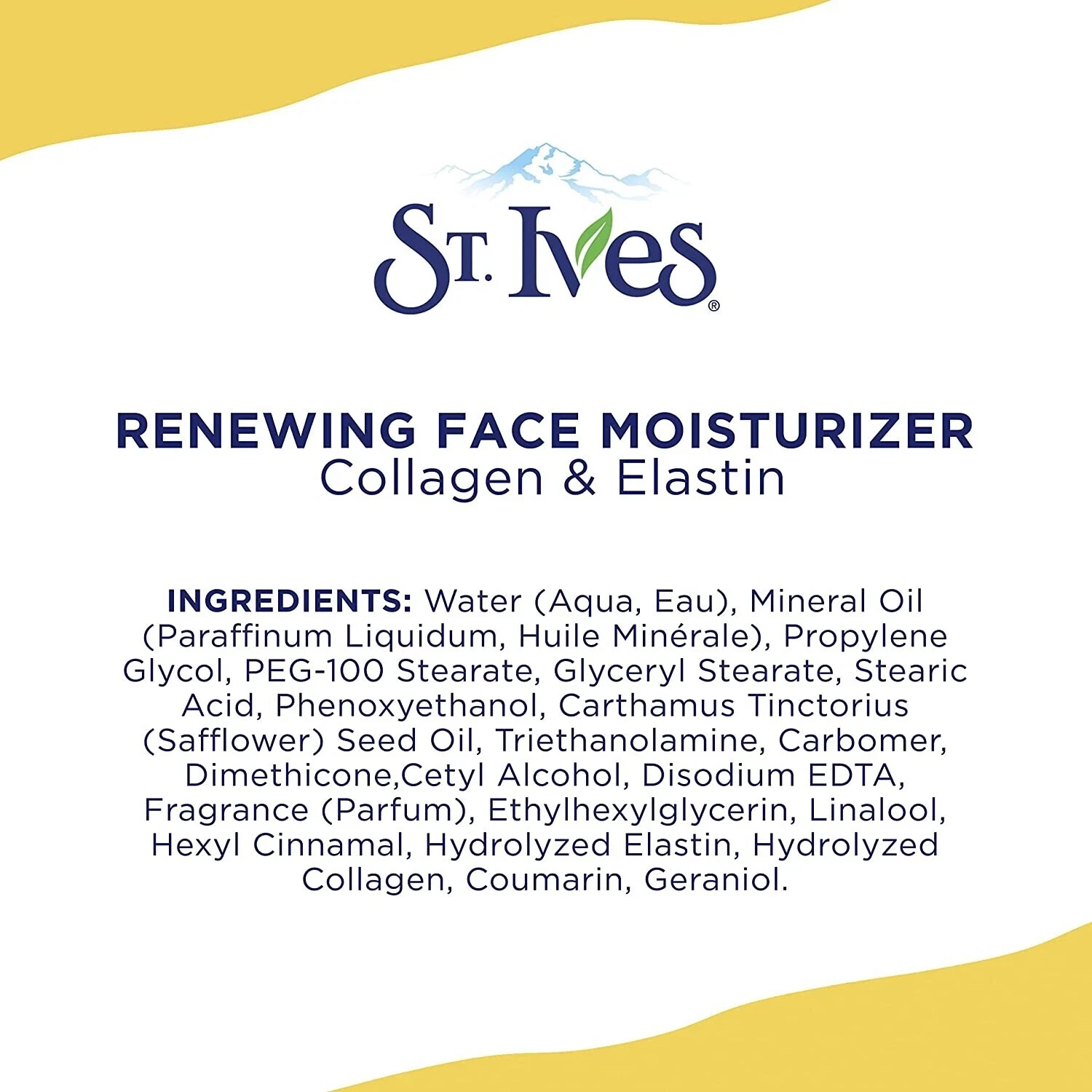 4-Pack St. Ives Collagen & Elastin Facial Moisturizer For Renewing 10 ...