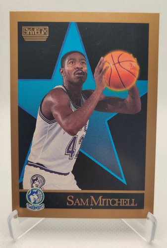 1990-91 SkyBox Minnesota Timberwolves Basketball Card #171 Sam Mitchell ...