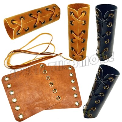 Motorcycle Bicycle Universal Retro Leather Hand Grips Cover Handle Bar ...