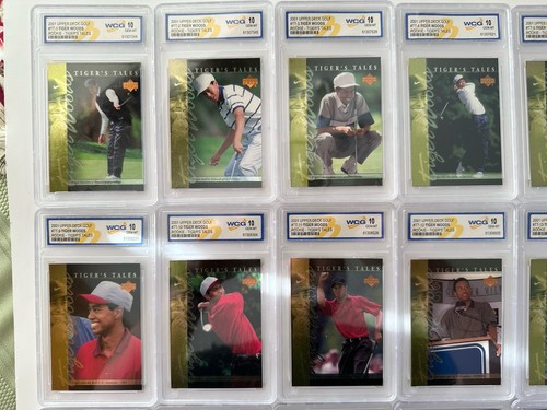2001 Upper Deck - Tiger's Tales #TT1-30 Tiger Woods WCG Grading ALL GEM ...
