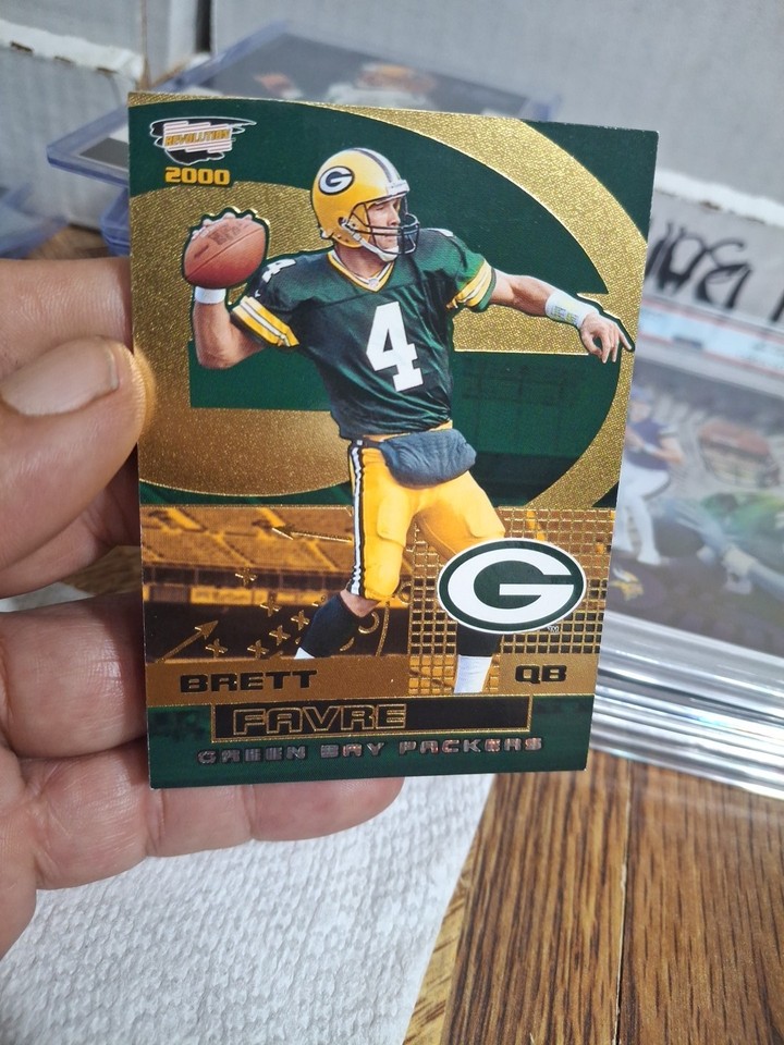 2000 Pacific Revolution - Brett Favre #34 Premiere Date Missing Serial ...