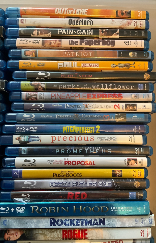 Create Your Own Blu-Ray Bundle- 250 Titles, $4.25 All Titles - $6 Flat ...
