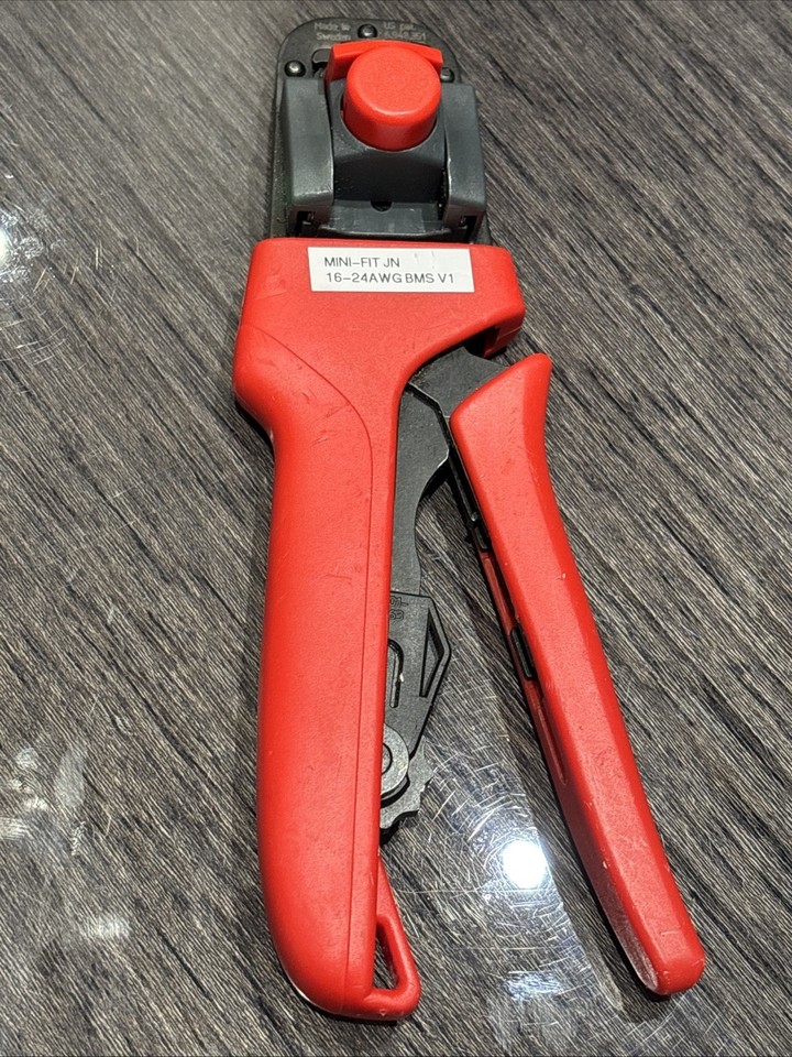 Molex Ratchet Crimp Tool For Mini-fit Jr Series 24-18awg Pin And Socket ...