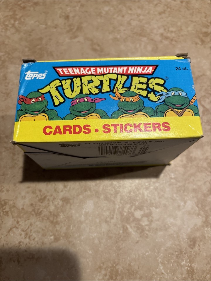 Teenage Mutant Ninja Turtles Trading Card Box 24 Unopened Packs-Topps ...