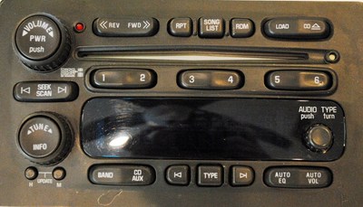 AM-FM 6 CD Stereo Buttons Knobs Replacement Set Fits 2003-2007 GM ...