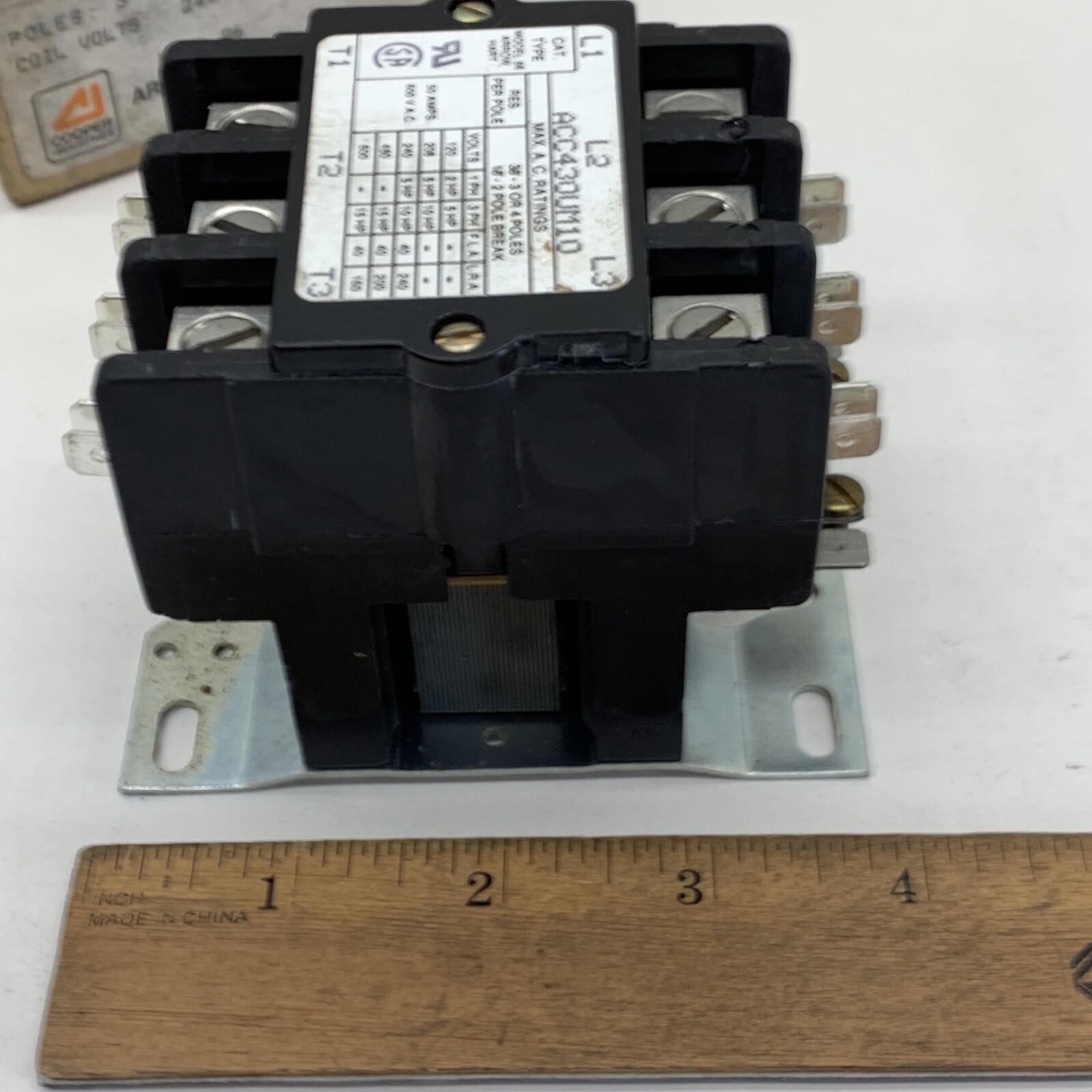 Arrow Hart Controls ACC430UM10 Model 86 Magnetic Contactor 24v for sale ...