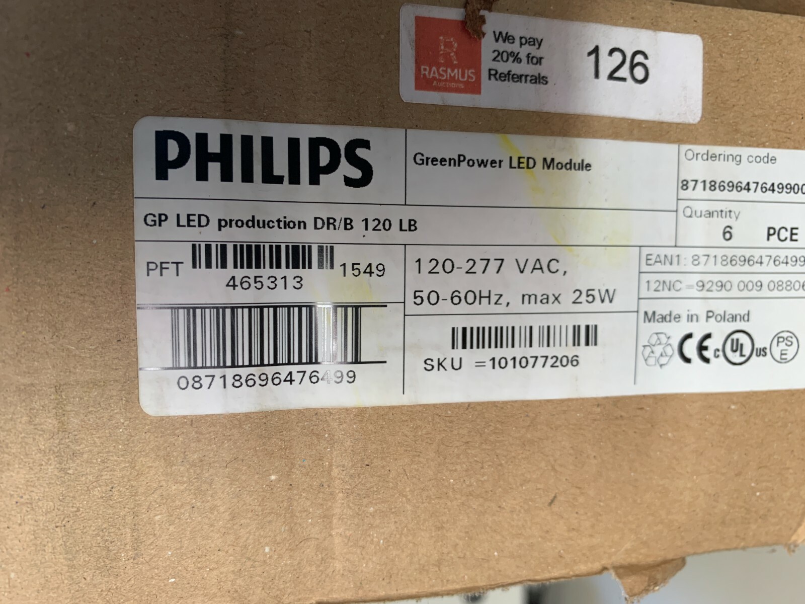Philips GreenPower LED Production DR/B Lights - 9290 009 08806 - Pack ...
