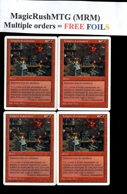 MRM FR/VF 4x Temp te fracassante - Shatterstorm MTG magic 5ED | eBay