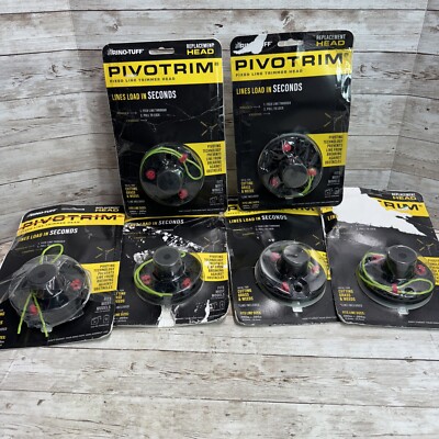 Lot Of 6 Rino-Tuff Pivotrim Fixed Line Trimmer Head Replacement | eBay