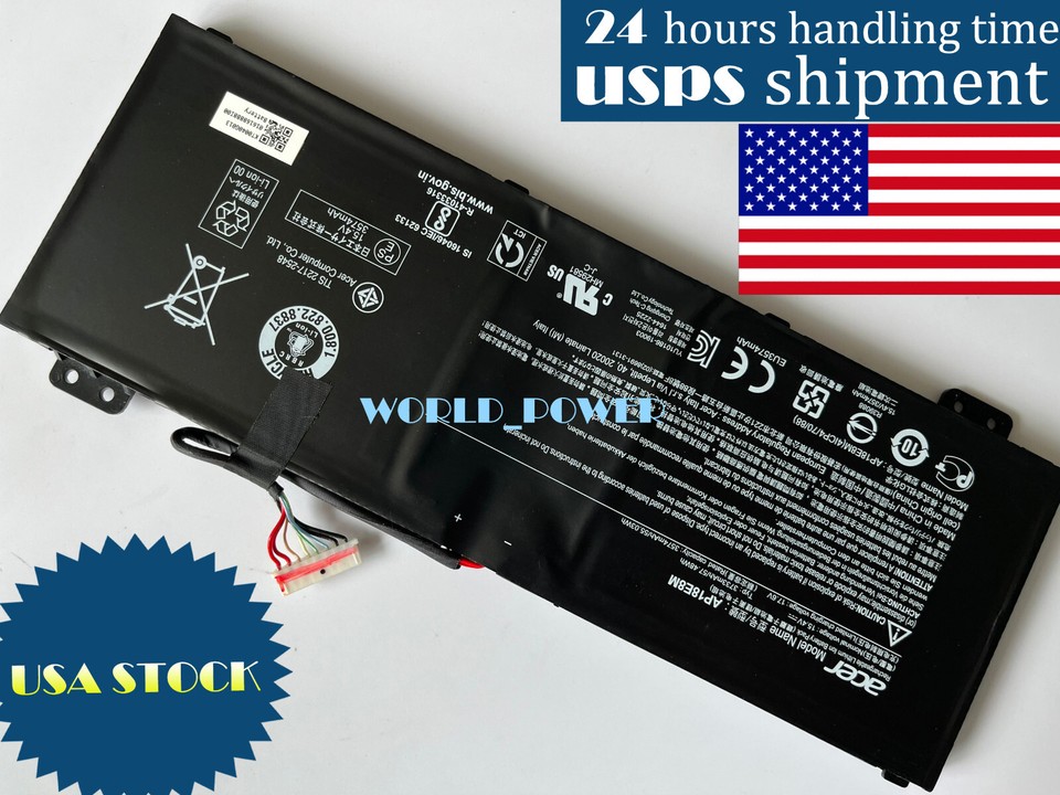 US Genuine AP18E7M AP18E8M Battery For Acer Nitro 5 7 AN515-54 AN517-51 ...