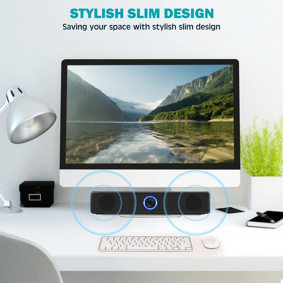 USB Powered Computer Speakers for Computer Monitor Laptop PC Desktop | eBay