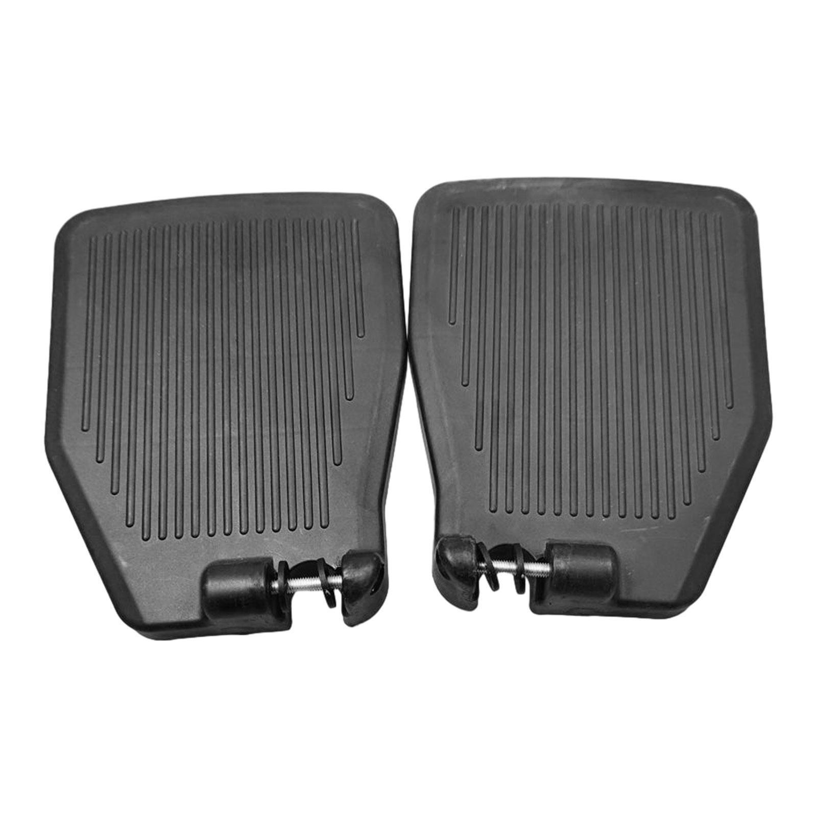 Wheelchair Footrest Pedal Stable Striped Texture Sturdy for Adults Foot ...