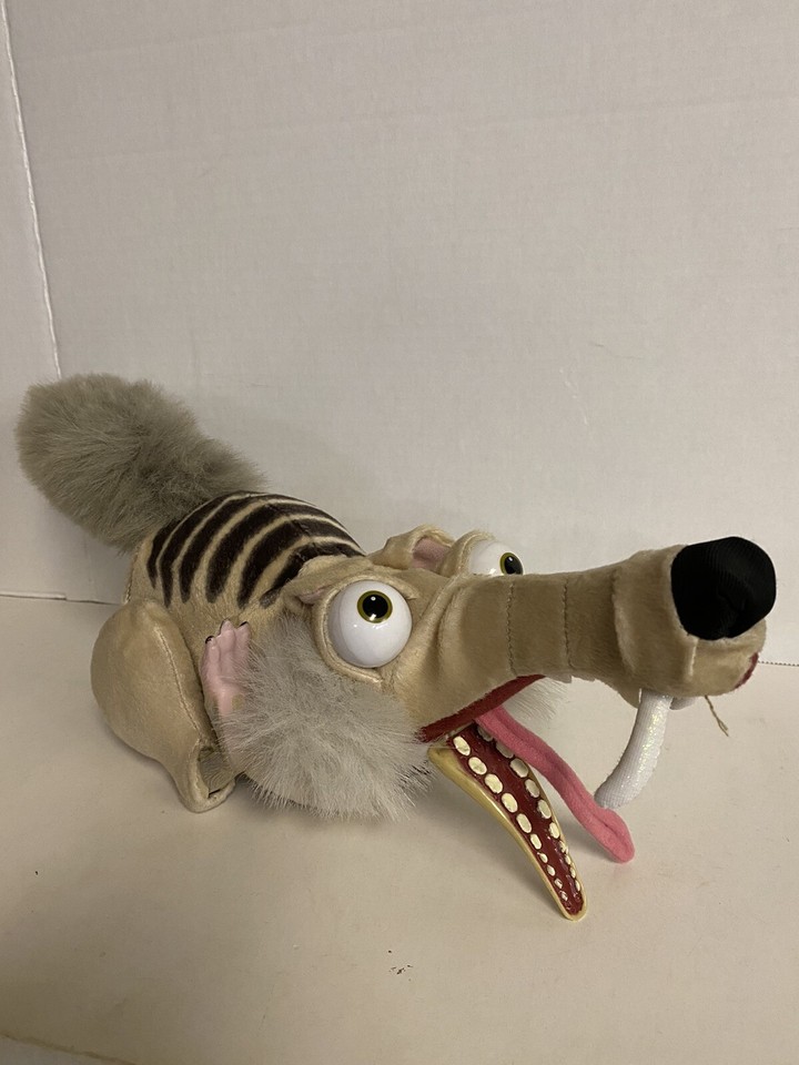 2005 Mattel Ice Age 2 Scrat Goin' Nutz Electronic Moving Soft Plush Toy ...