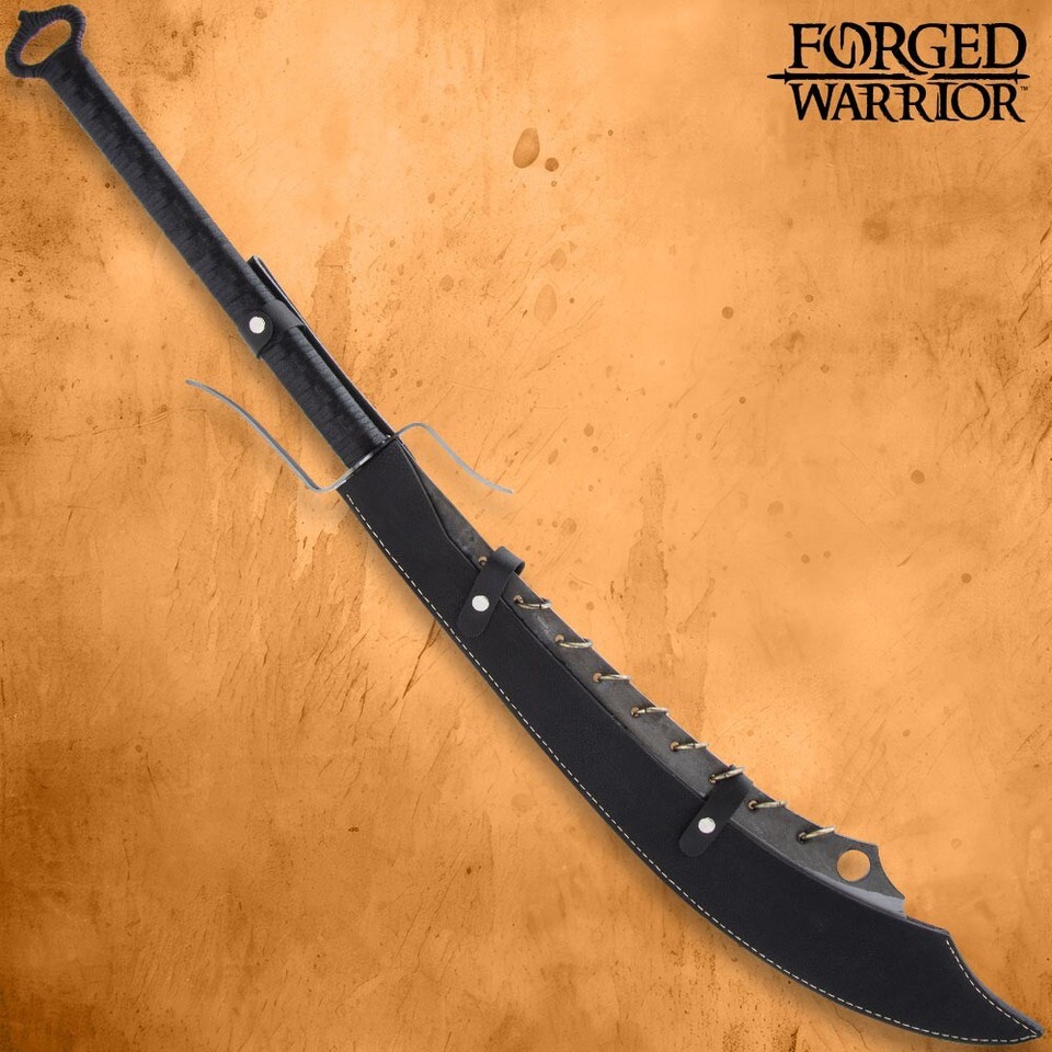 Forged Warrior Chinese Nine Ring Broadsword and Scabbard | 42 1/2 ...