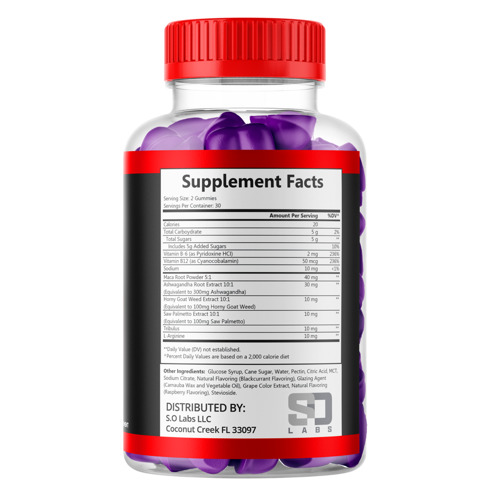 (3 Pack) Alpha Bites Max Gummies AlphaBites Max Supplement for Men (180 ...