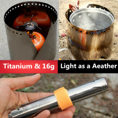 Ultra Light Titanium Outdoor Camping Stove Windshield Screen For ...