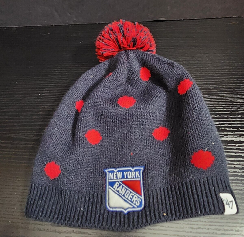 New York Rangers NHL hockey 47 Brand stocking beanie Youth Hat Cap ...