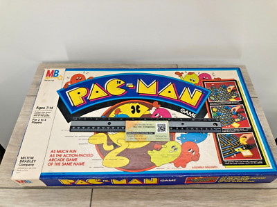 Vintage Milton Bradley Pac Man Board Game Arcade Retro Toy No 4216 1980 ...