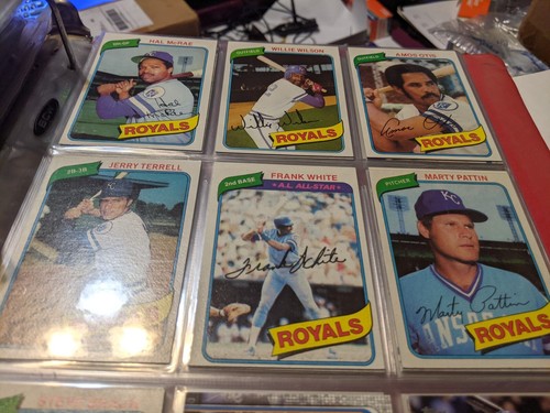 1980 Topps Baseball Kansas City Royals Team Set | eBay