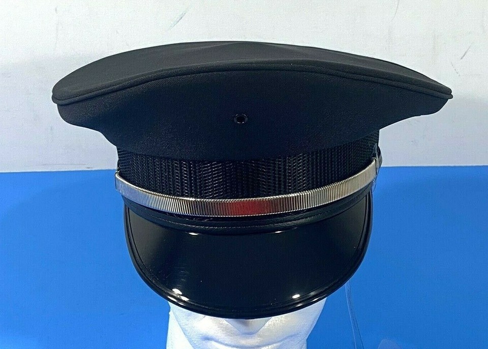 NEW BAYLY POLICE FIRE CLASS A CAP STYLE NAVY W/ SILVER SNAKE EXPANSION ...